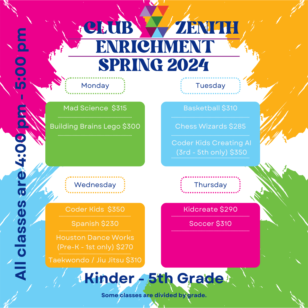 Enrichment Clubs – Zenith Learning